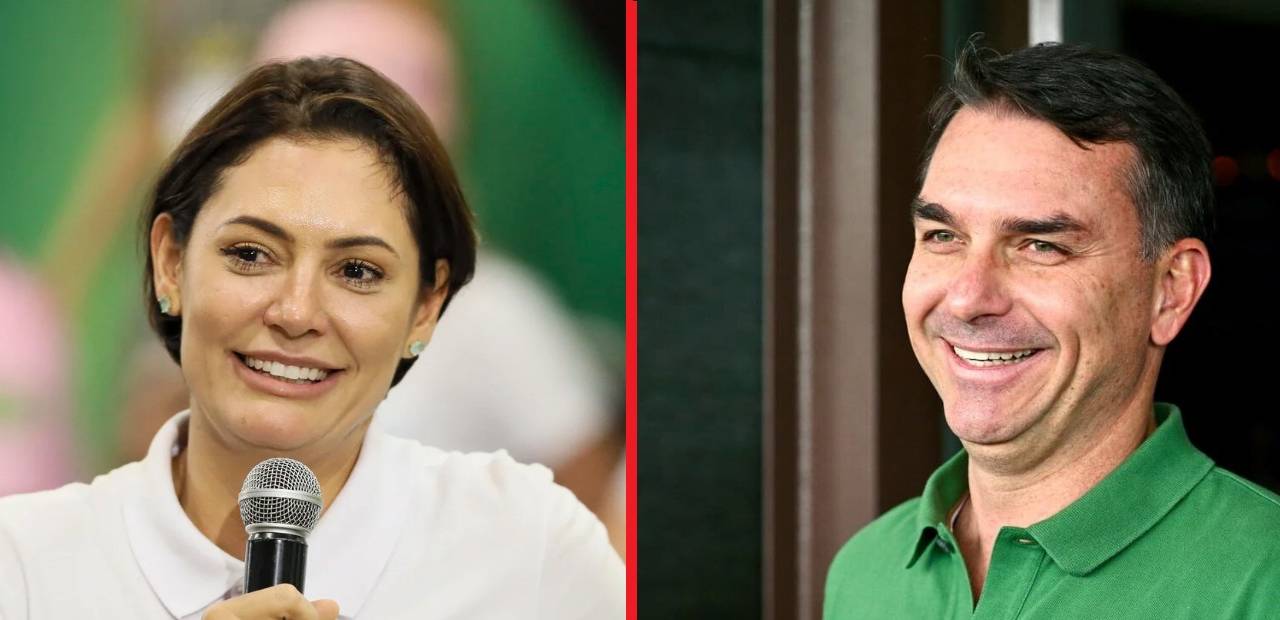 Flávio e Michelle Bolsonaro despontam nas pesquisas do DF em 2025 ...